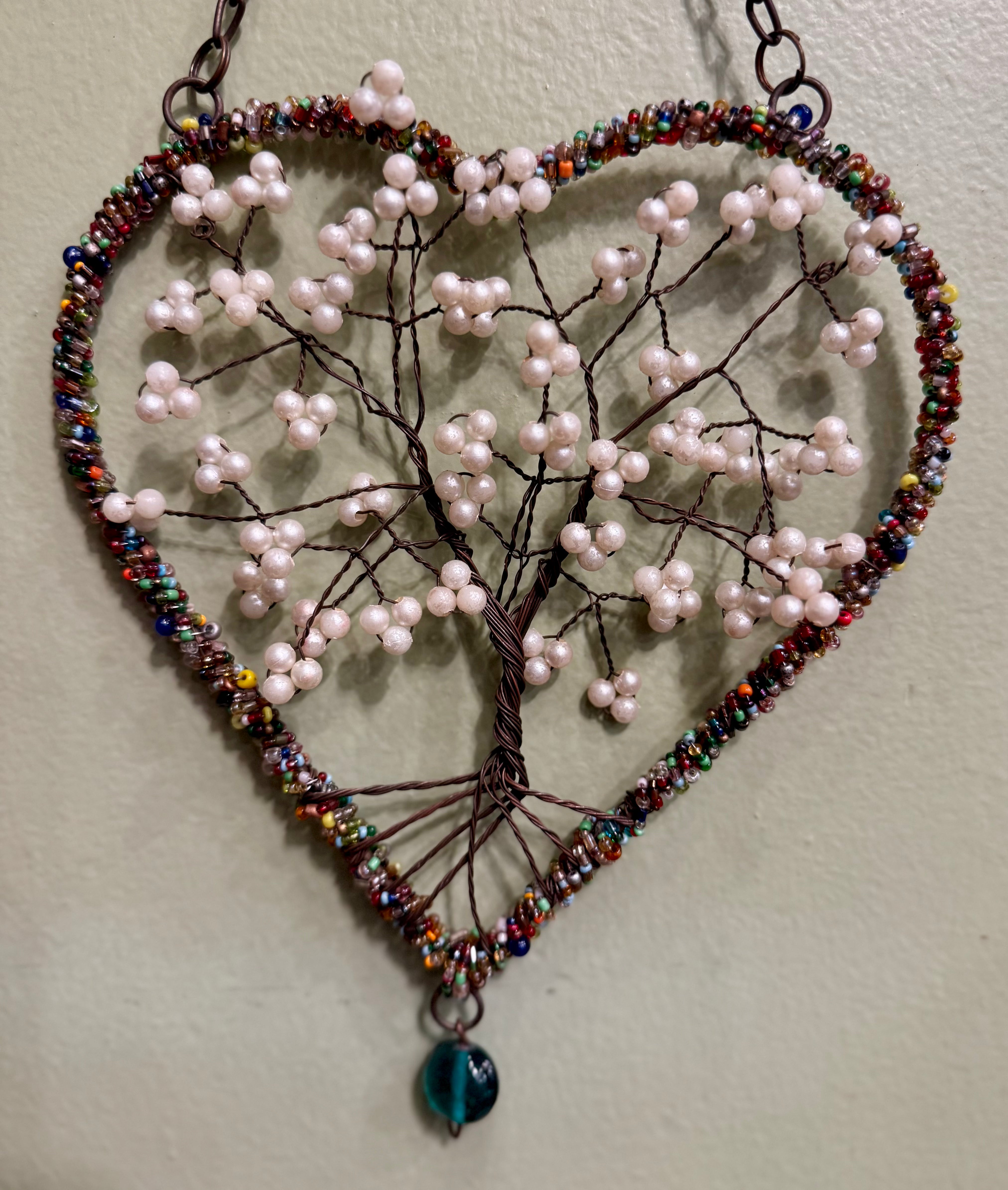 Wire Heart Tree of Life-White 7" – Weeds
